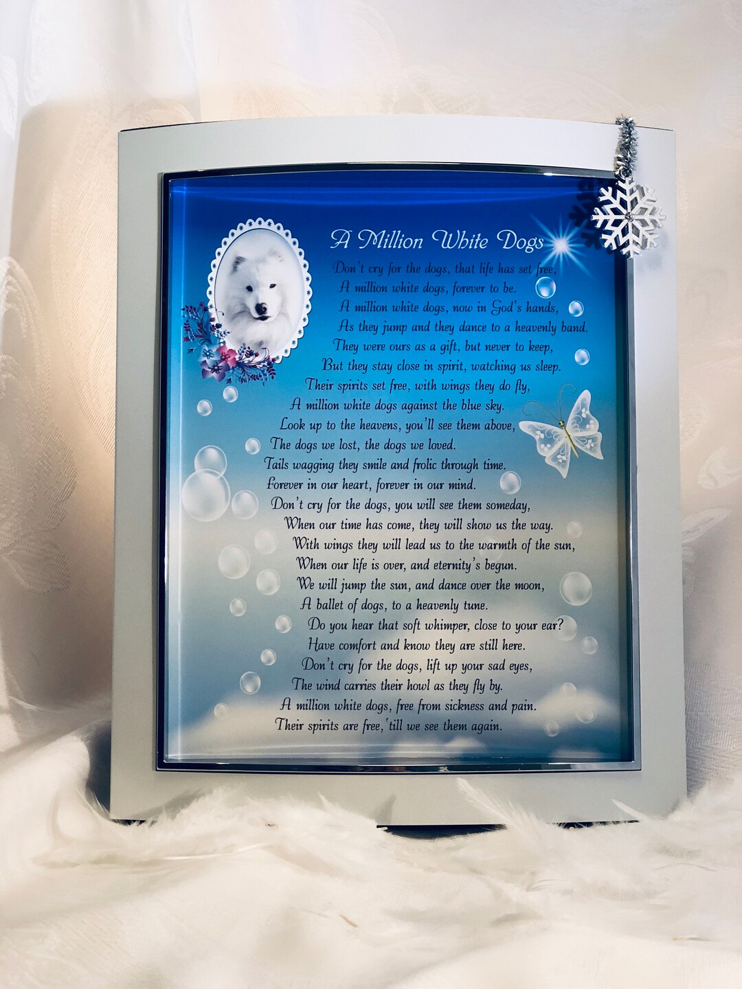 DIGITAL DOWNLOAD Rainbow Bridge, Sympathy Poem White Coated Pets, Cats ...
