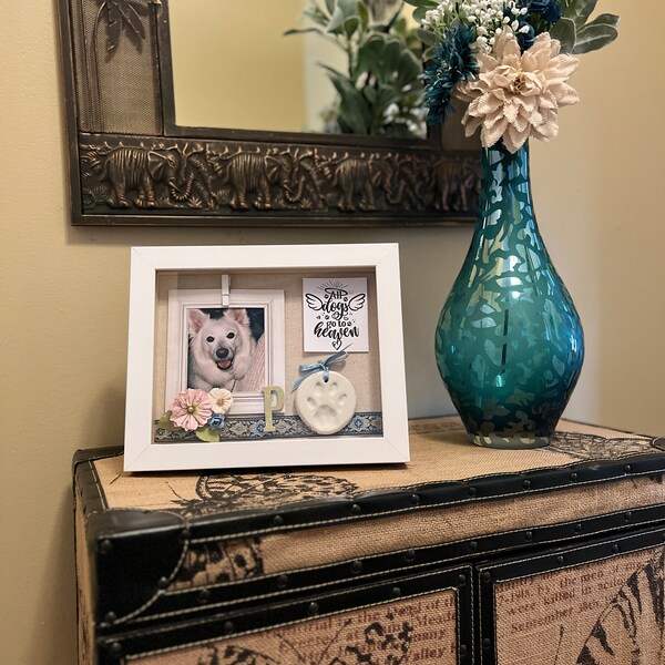 Pet Memorial Shadow Box - Etsy