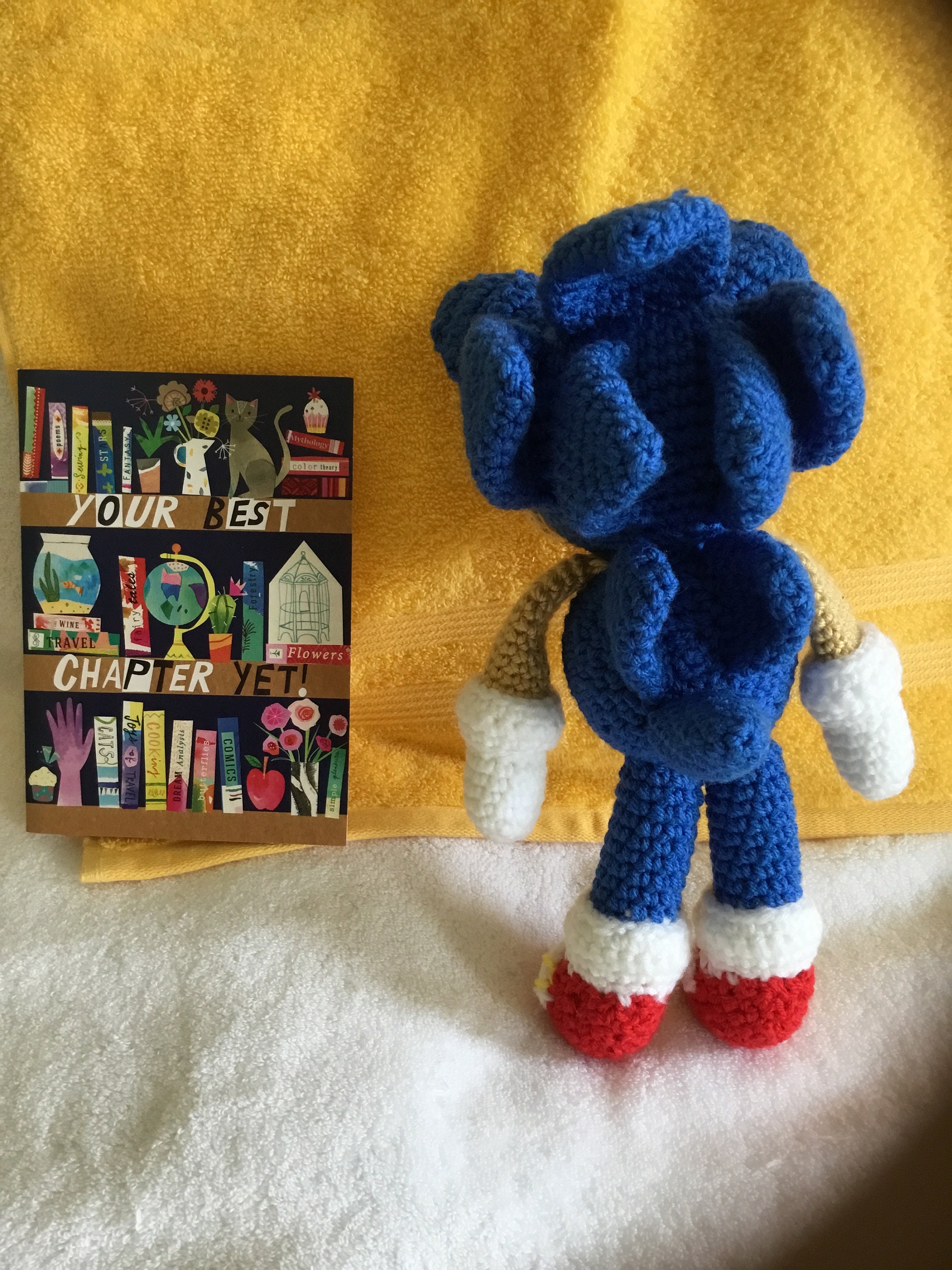 Handmade Crochet Toy Sonic the Hedgehog Doll - Etsy