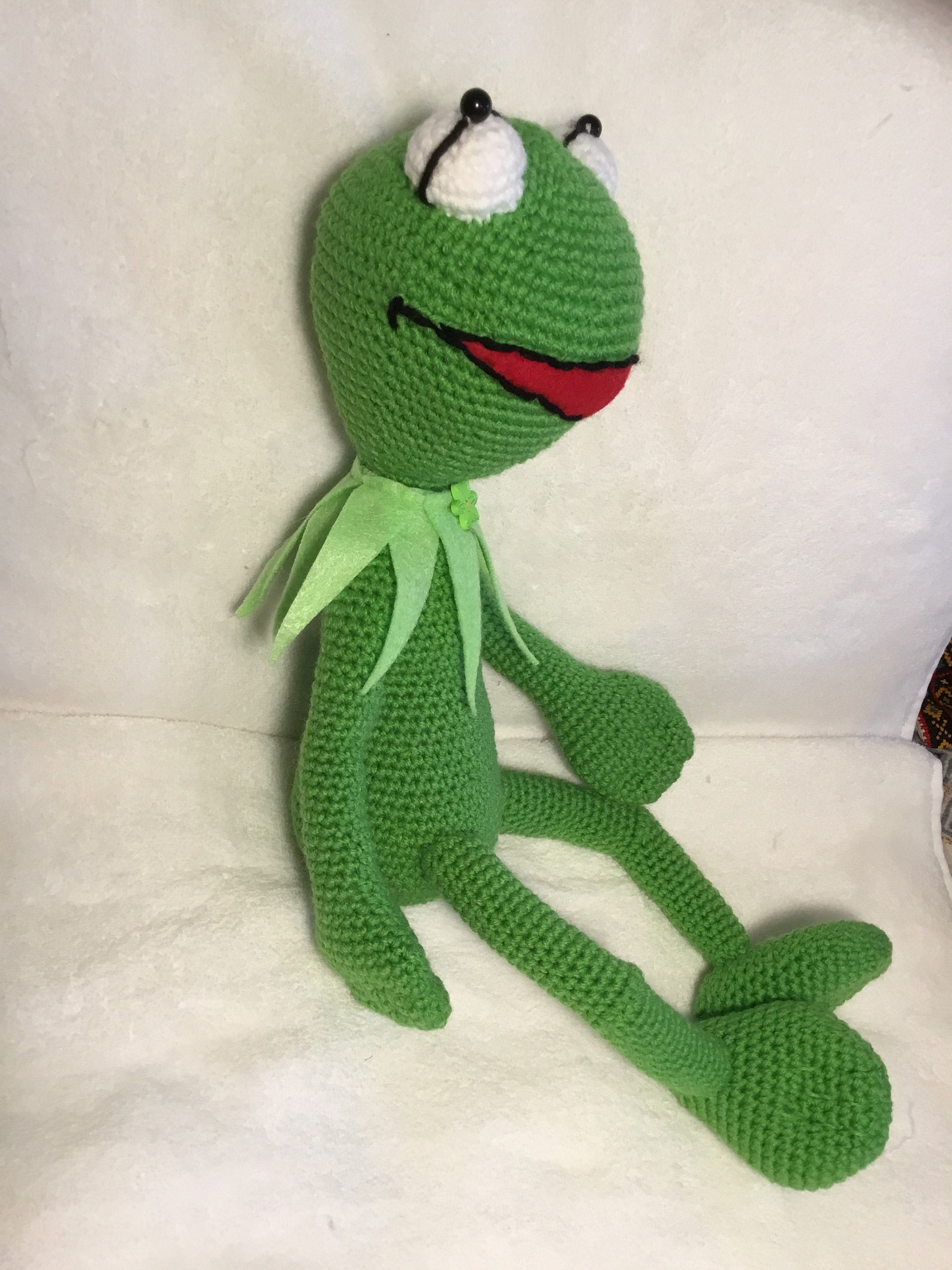 Crochet Kermit the Frog - Etsy UK