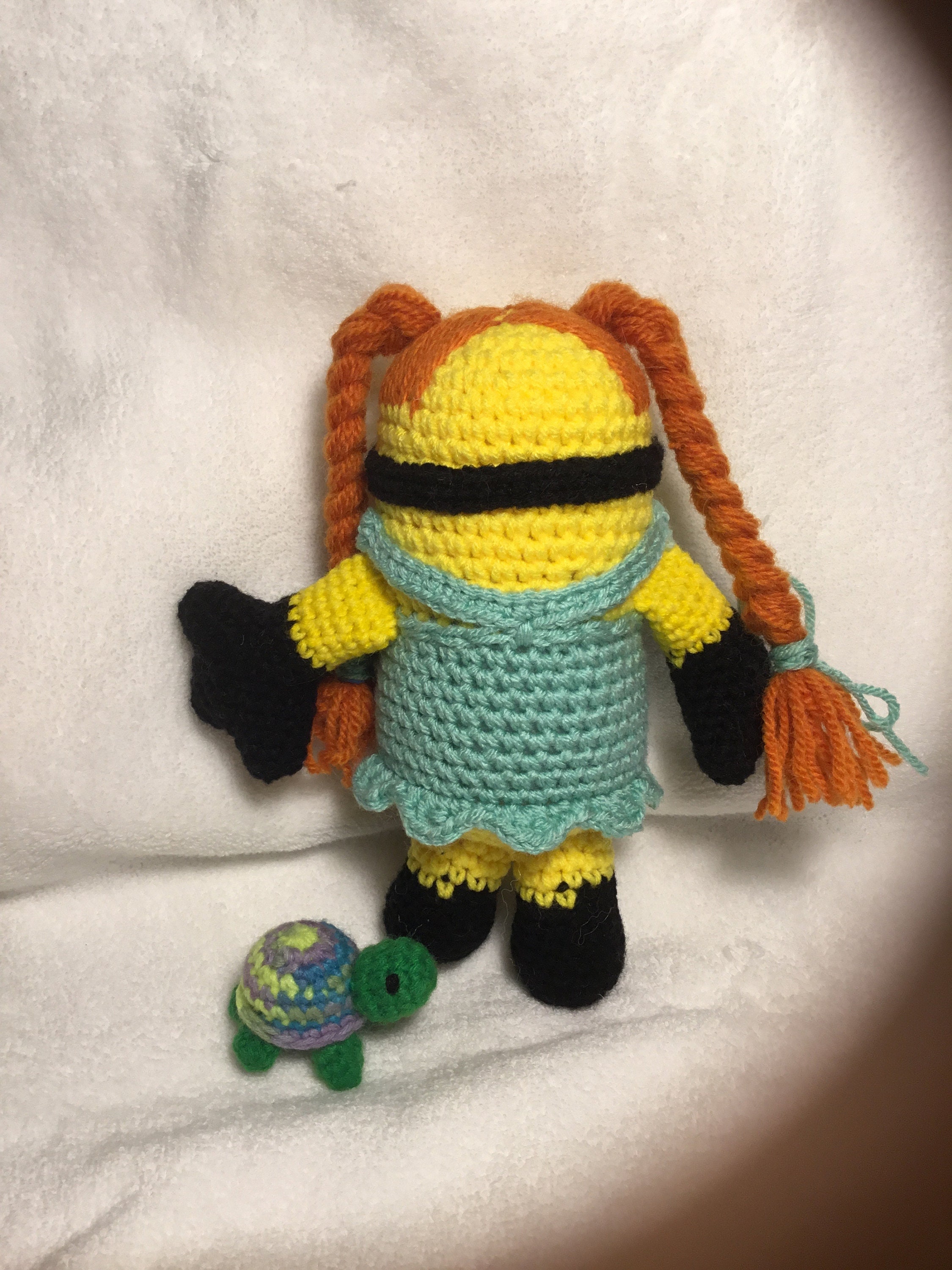 Crochet Pretty Minion Girl - Etsy