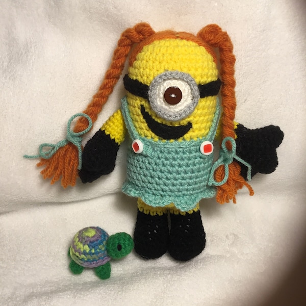 Crochet Girl Minion - Etsy