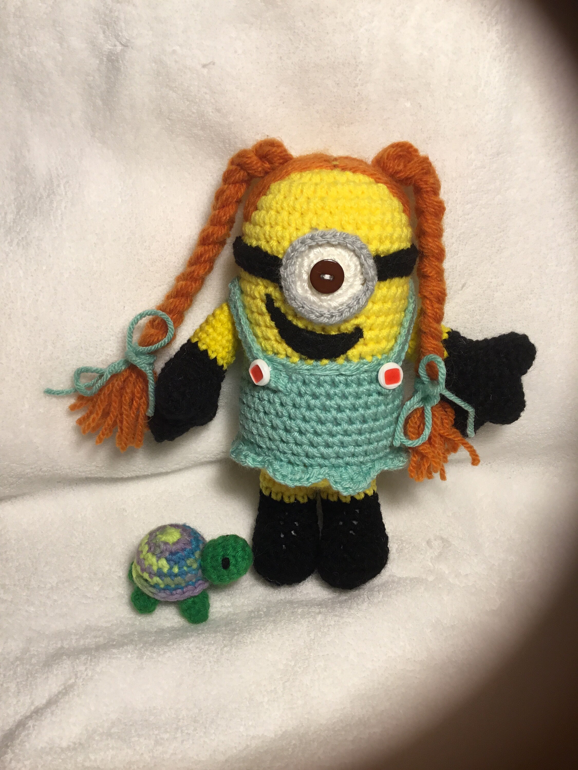 Crochet Pretty Minion Girl - Etsy