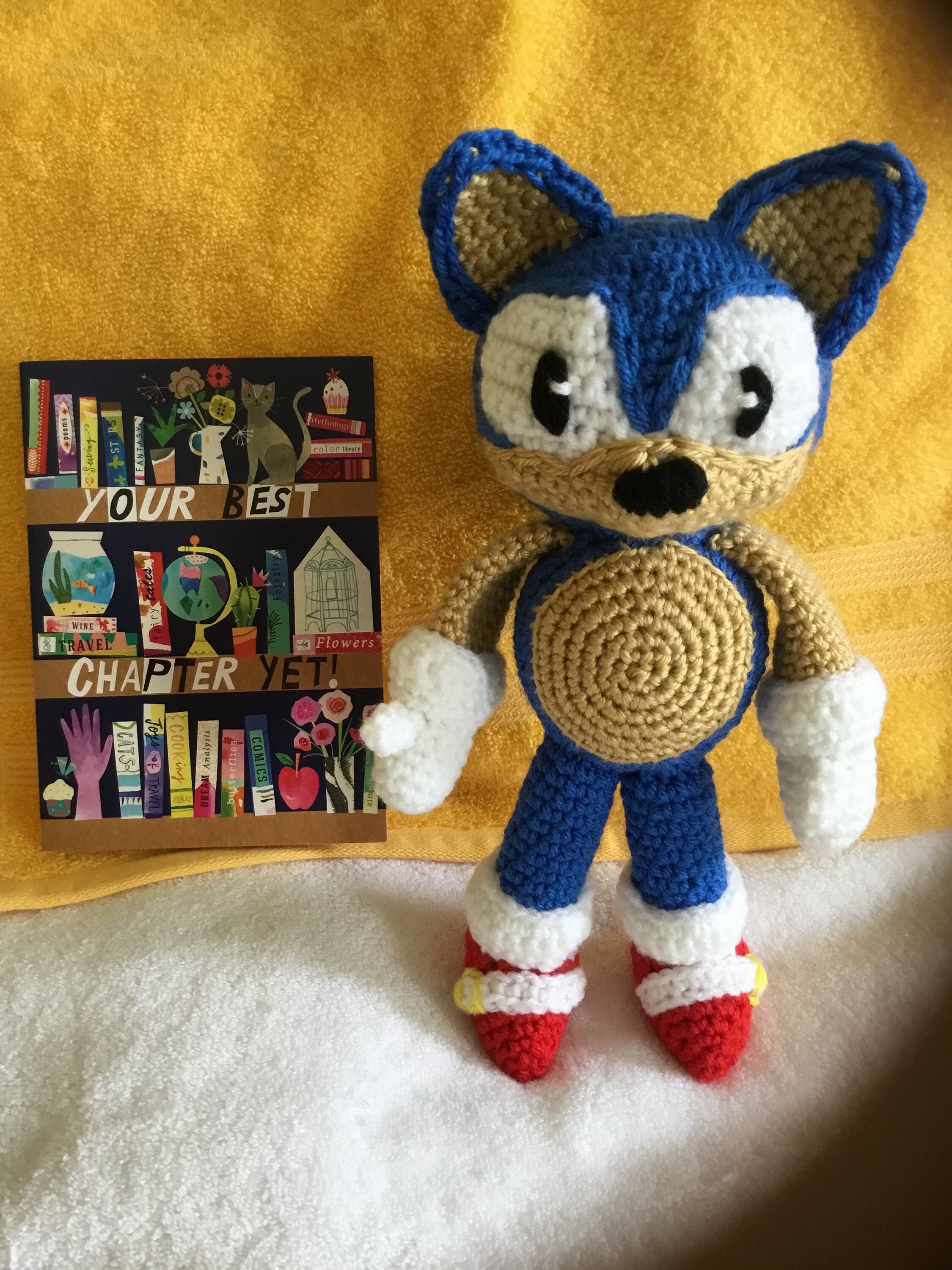 Handmade Crochet Toy Sonic the Hedgehog Doll - Etsy