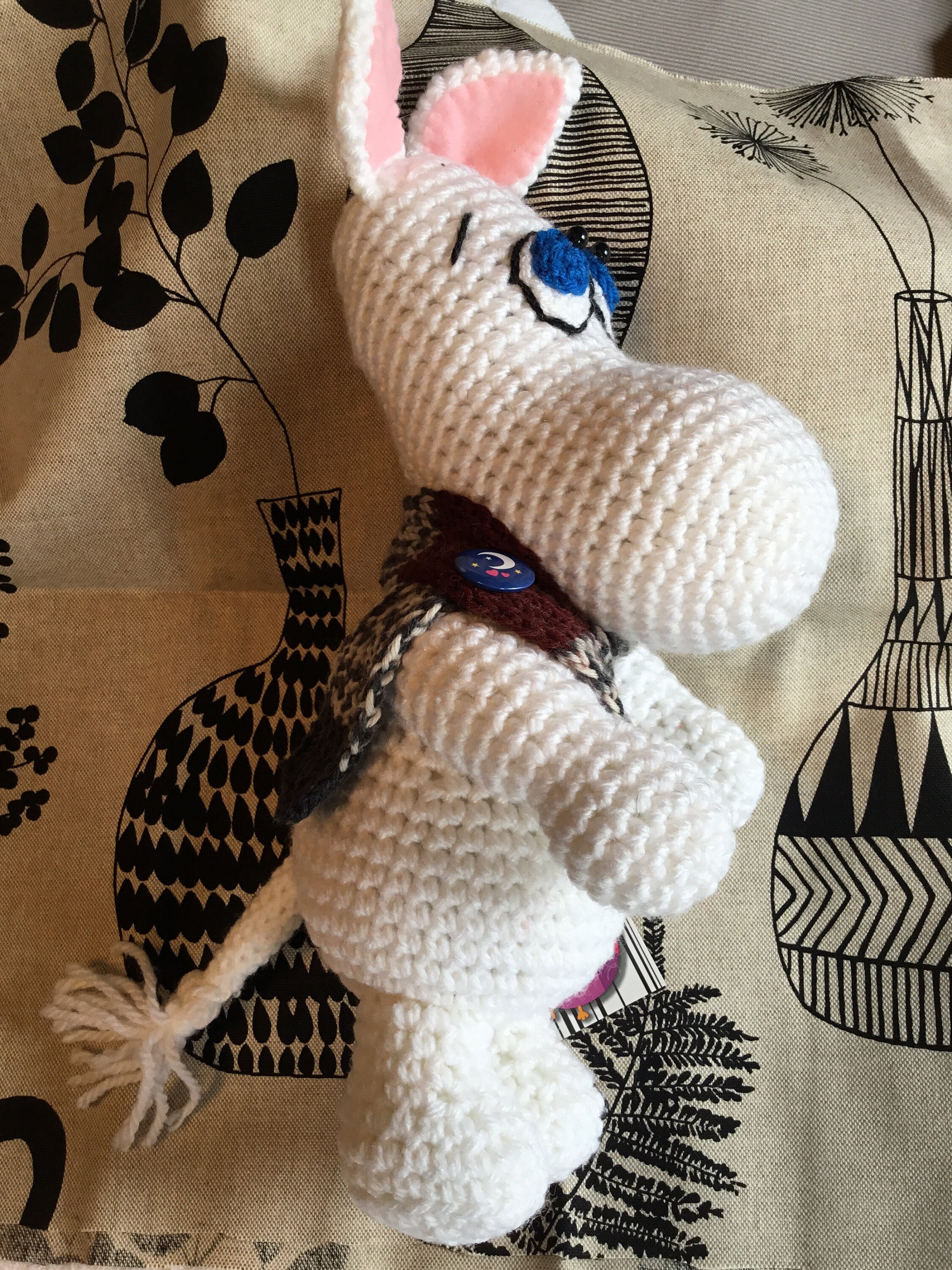 Pretty Crochet Mummy Troll With His Scarf - Etsy