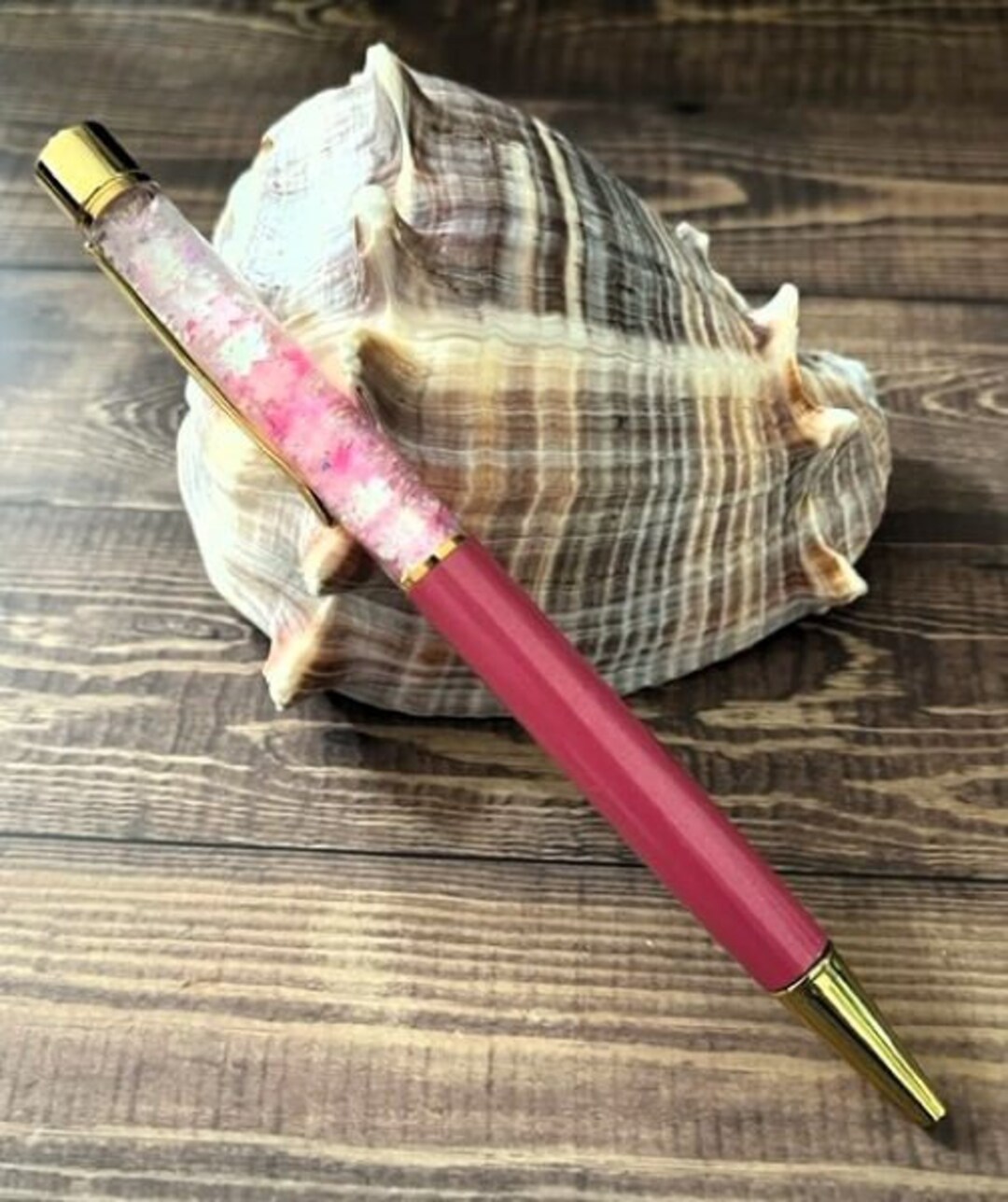 Flowers Glitter Float Pen Garden Snow Globe Ballpoint Pen - Etsy