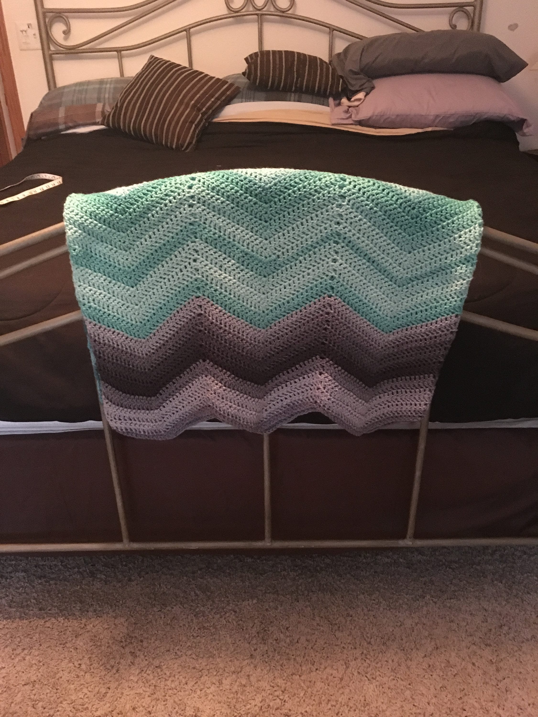 Multi-color Ombré Afghan - Etsy