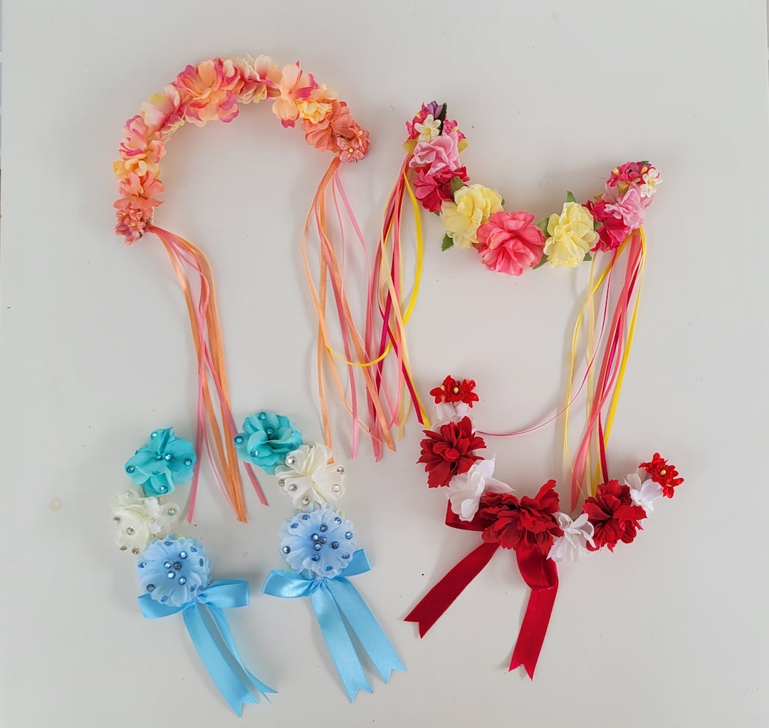 Ready to Ship Peasant Flower Ballet Headpiece - Coppelia / Giselle / La ...
