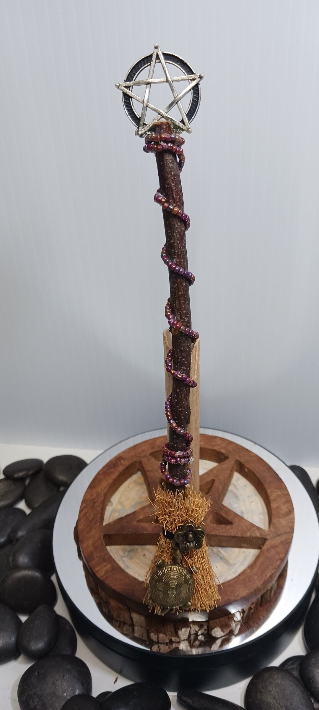 Besom Broom Witch’s Broomstick Wiccan Altar Tool Altar Wand Handcrafted ...