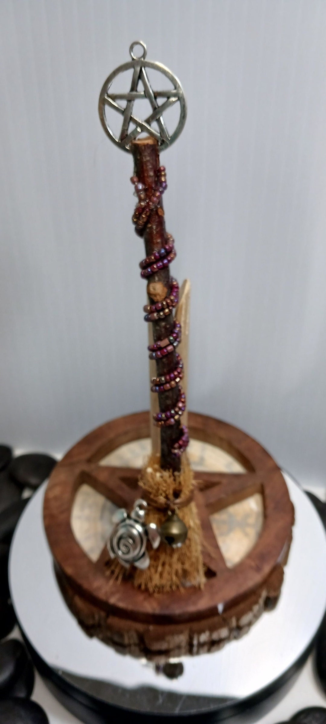 Mini Altar Besom Witch’s Broomstick Wiccan Altar Tool Altar Wand ...