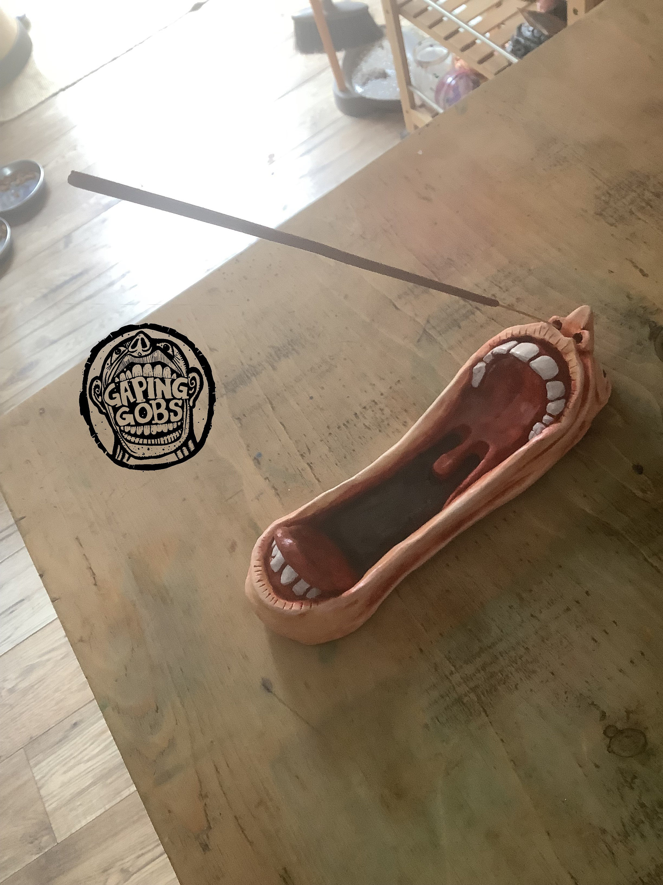 Hand Crafted Gaping Gob Inscence Holder or Ashtray - Etsy UK