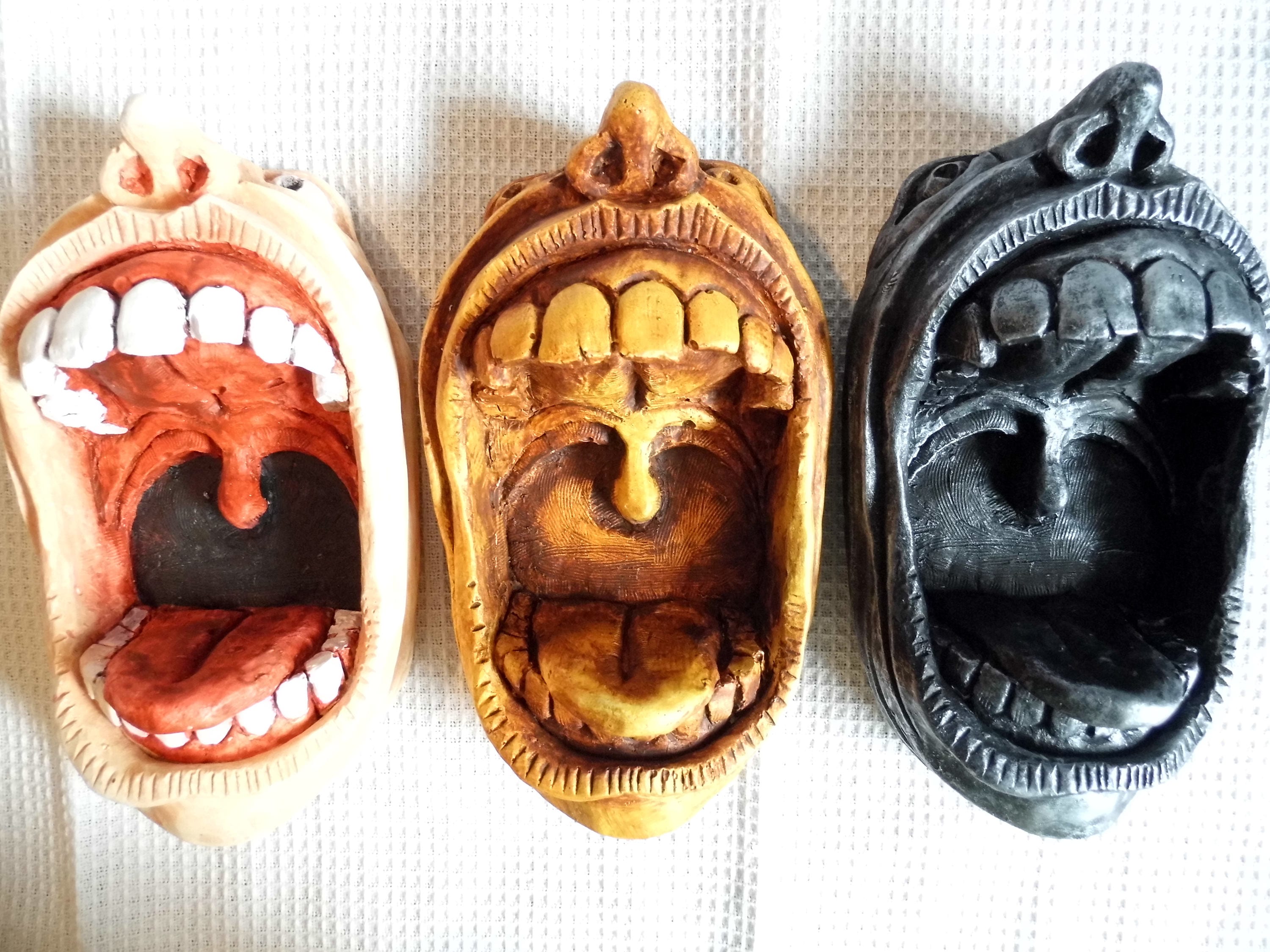 Hand Crafted Gaping Gob Ashtray or Change/keyholder - Etsy