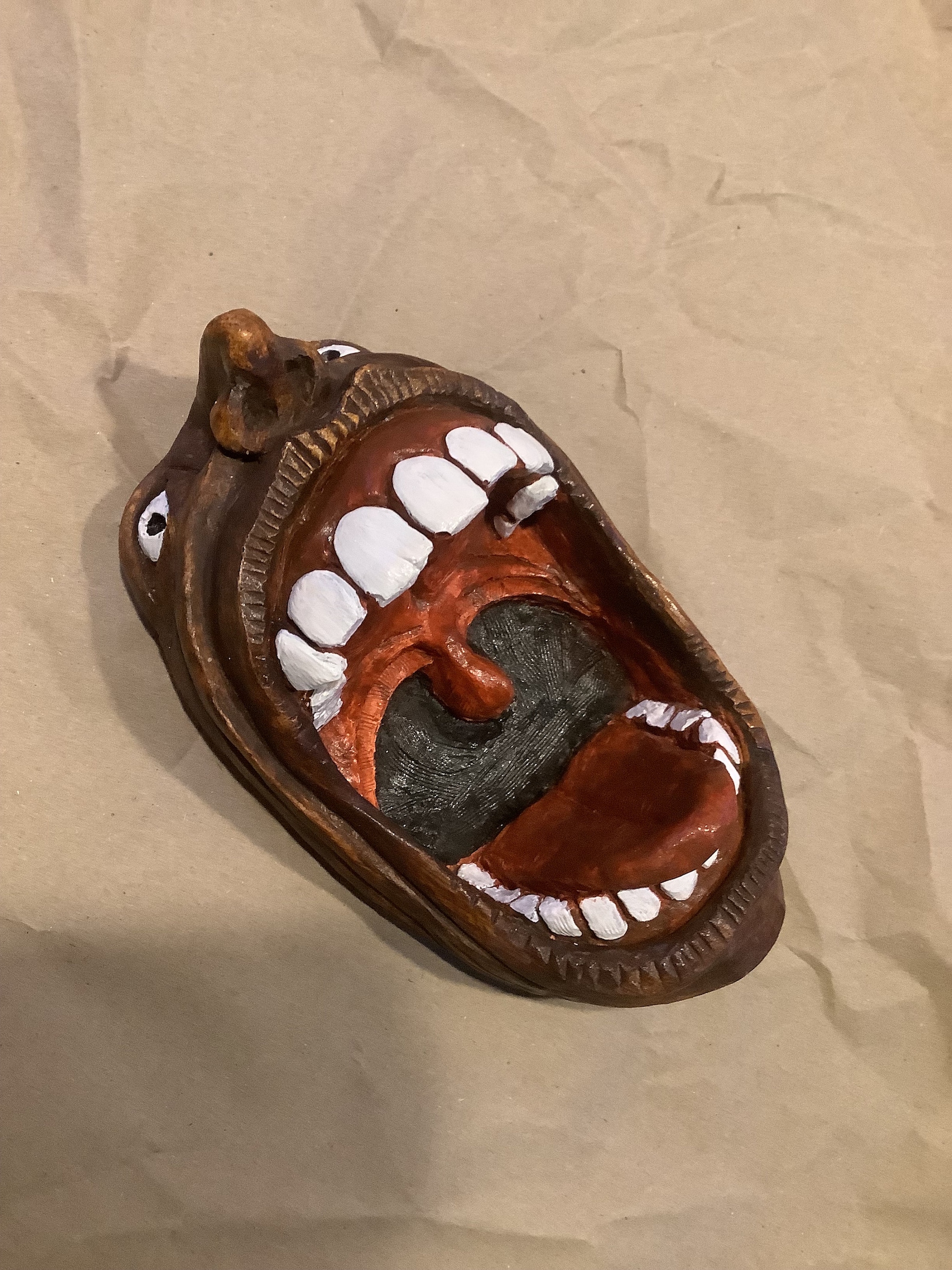 Hand Crafted Gaping Gob Ashtray or Change/keyholder - Etsy