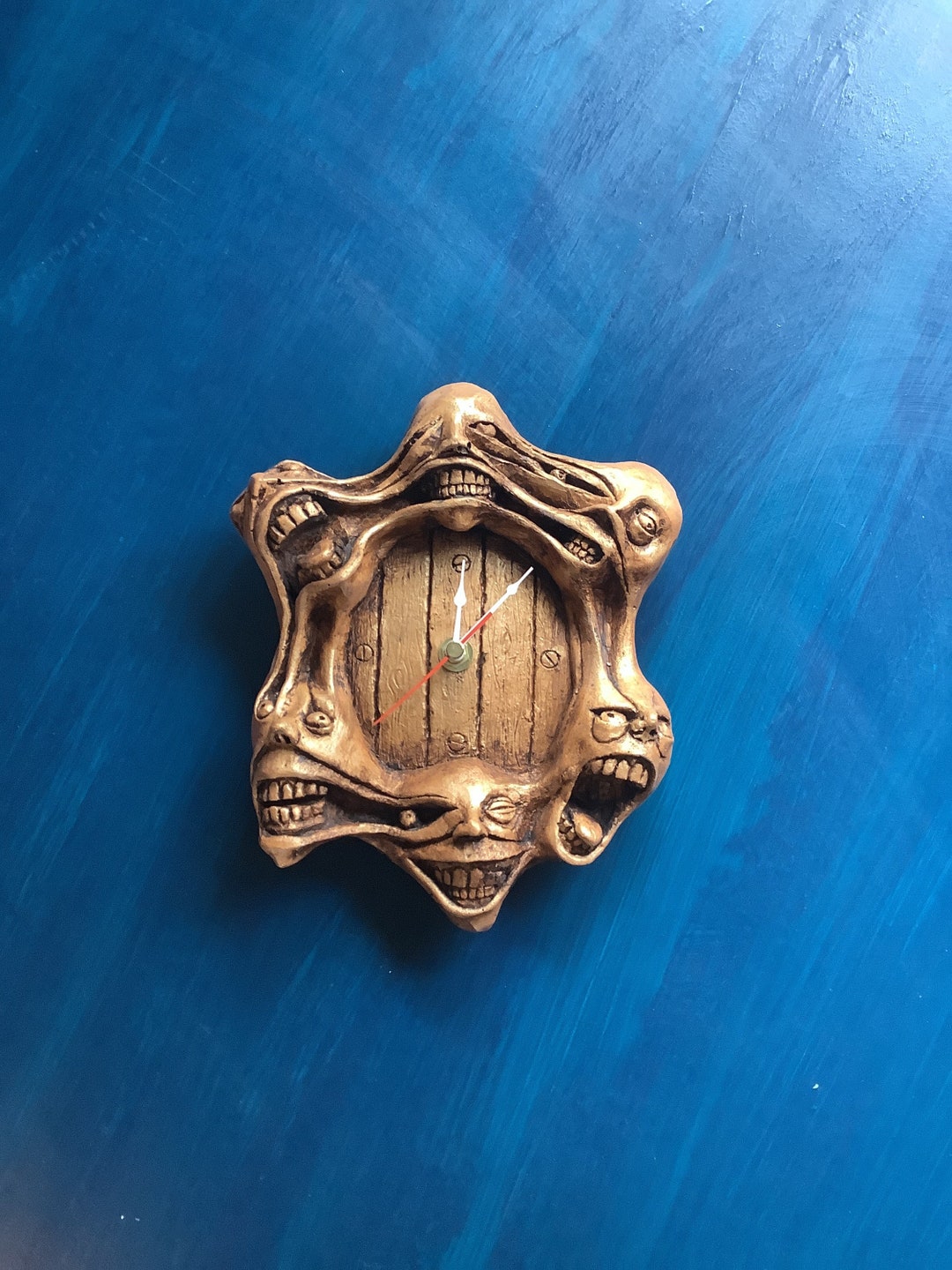 Gold Hanging Clock - Etsy