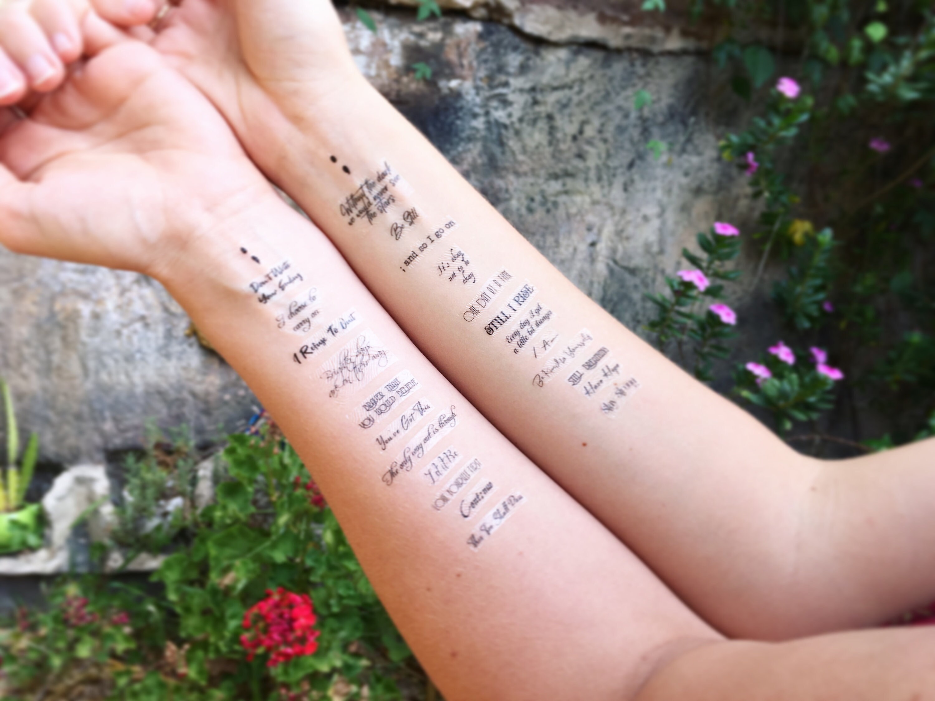Suicide Self Harm Prevention Temporary Tattoo Pack Etsy Suicide Self Harm Prevention Temporary Tattoo Pack Etsy