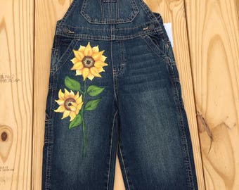 Hand Painted Overalls - Etsy