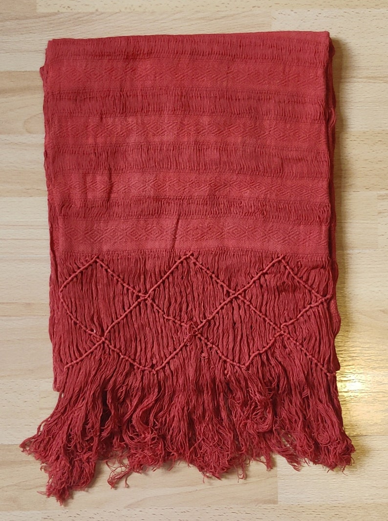 Rebozo Mexicano, Authentic Mexican Rebozo, Artisanal Shawl, Scarf, 2 ...