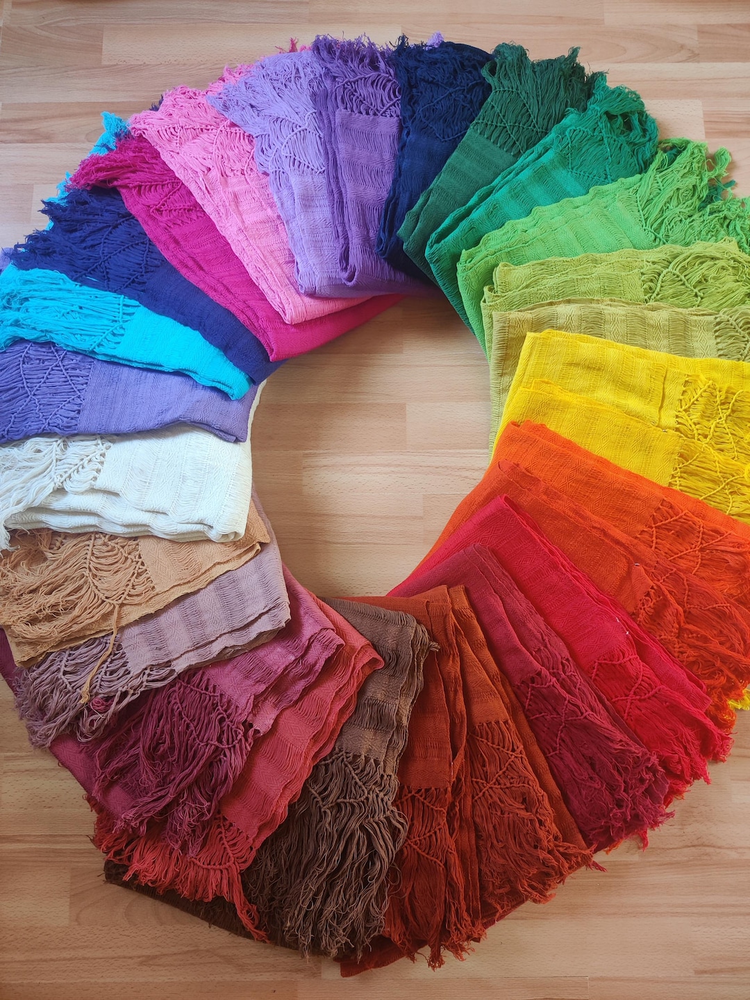 2.65m Rebozo Mexicano, Authentic Mexican Rebozo, Artisanal Shawl, Scarf ...