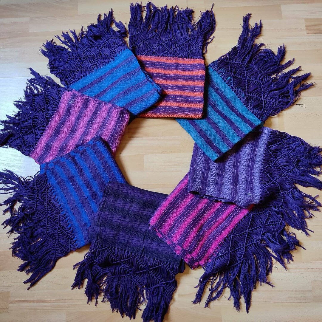 Rebozo Mexicano, Authentic Mexican Rebozo, Artisanal Shawl, Scarf, 2 ...