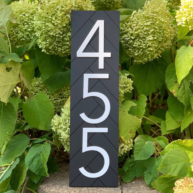 House Number Sign - Etsy