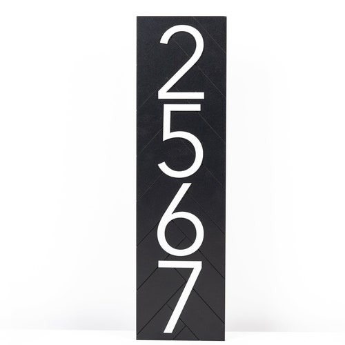6 Inch Metal House Numbers Address Sign Numbers Modern - Etsy Canada