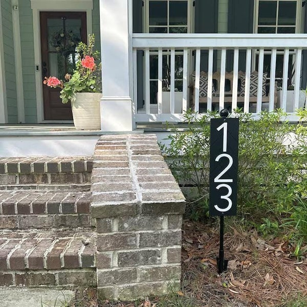 House Number Yard Sign - Etsy