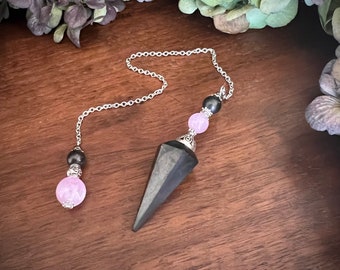 Shungite Pendulum Dowsing Pendulum EMF Protection Amulet - Etsy