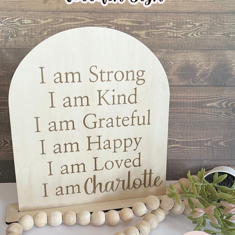 Affirmation Sign - Etsy