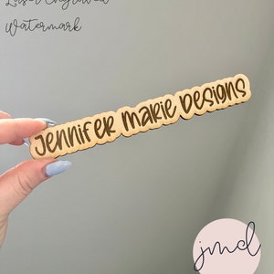 Laser Cut Watermark, Business Watermark, Wood Watermark, Engraved Wood ...