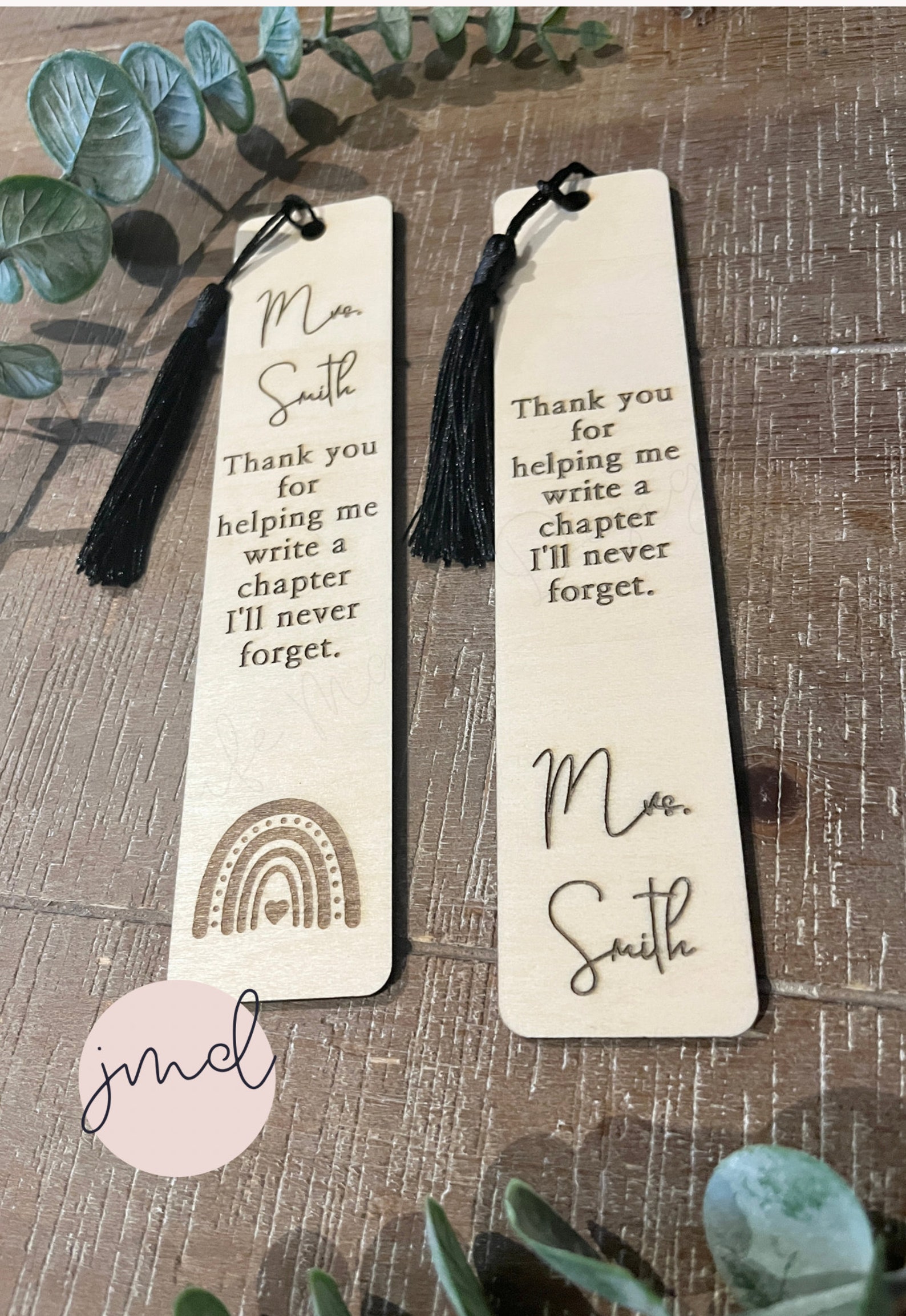 Bookmark, Teacher Gift, Teacher Appreciation Gift, Personalized ...