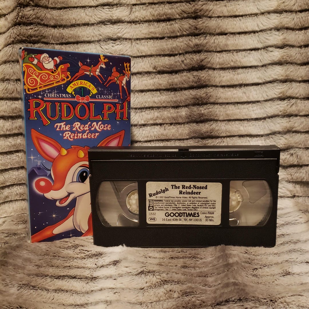 Rudolph the Red Nosed Reindeer VHS (good Times Video) - Etsy