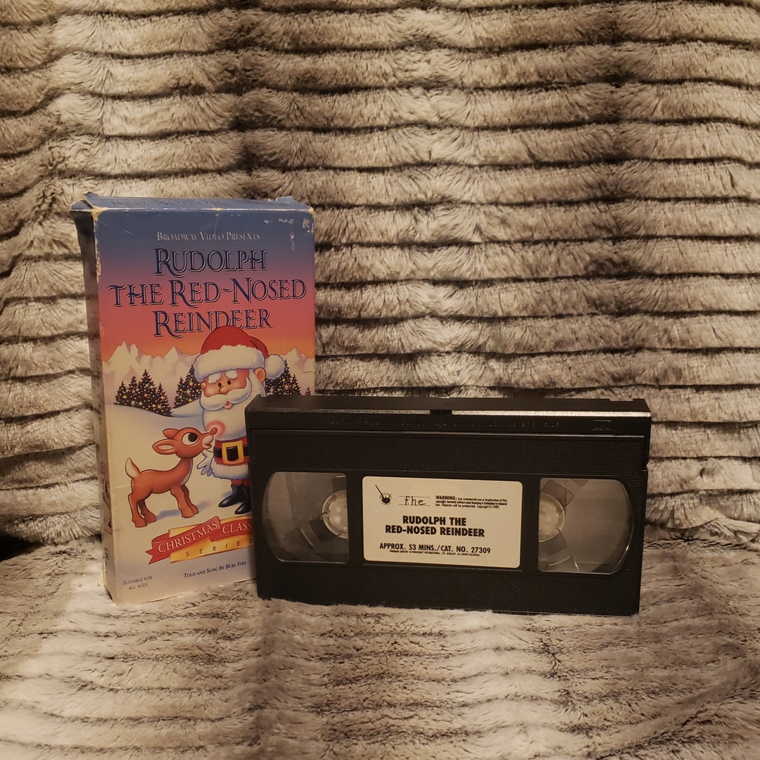 Rudolph the Red Nosed Reindeer VHS - Etsy