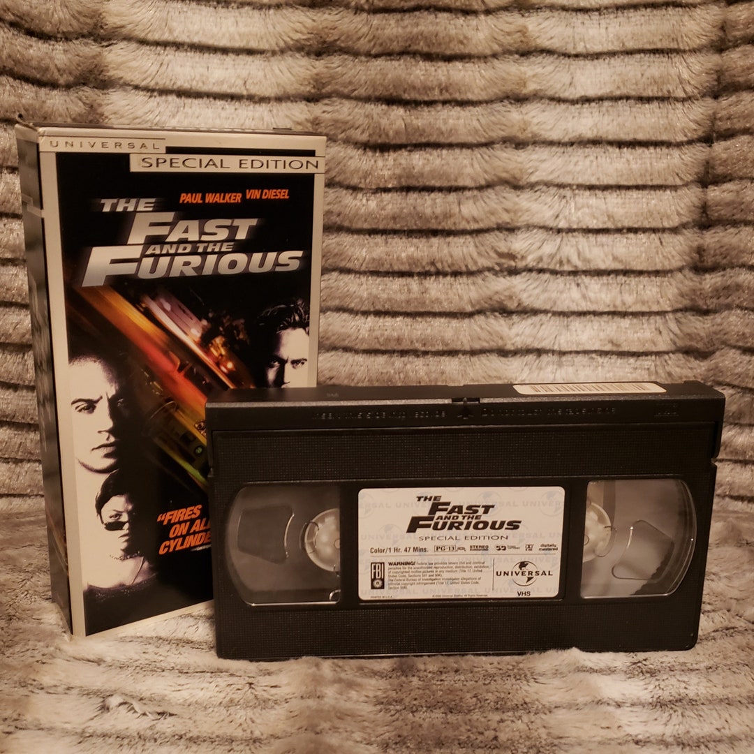 The Fast and the Furious VHS - Etsy