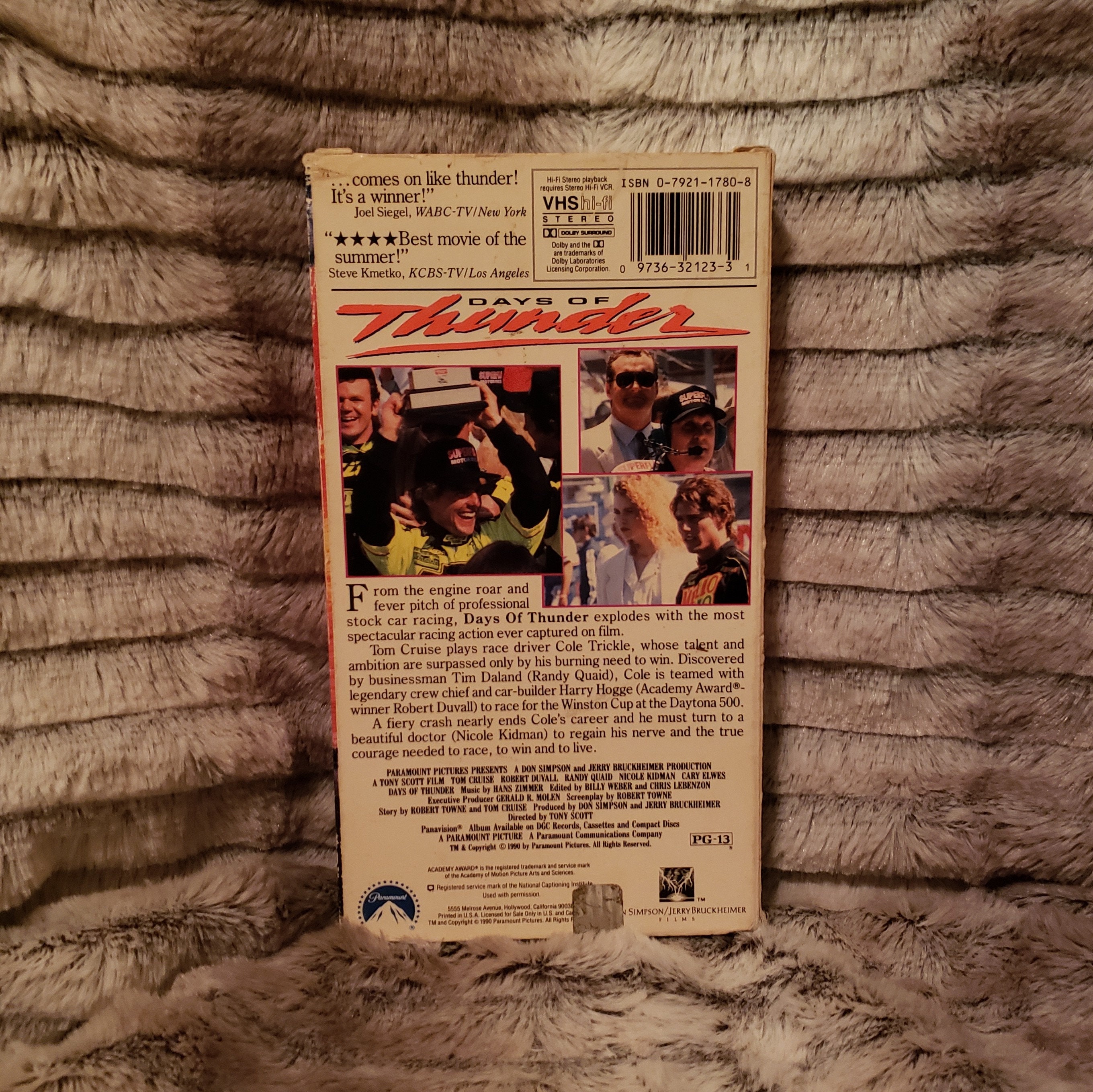 Days of Thunder Vhs - Etsy