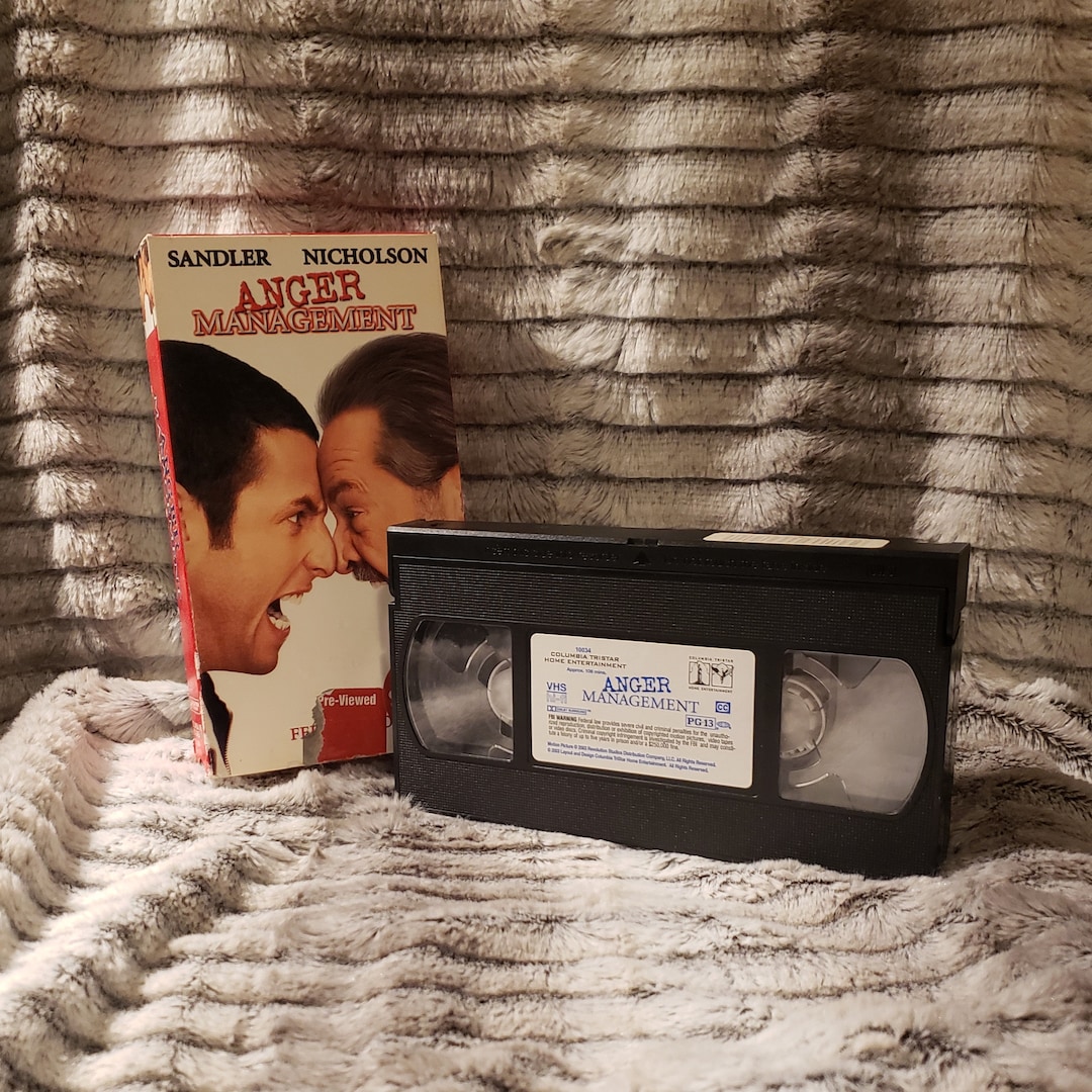 Anger Management VHS (blockbuster Copy) - Etsy