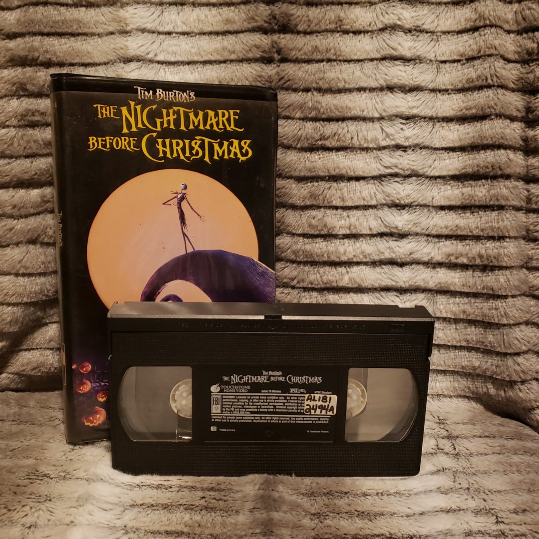 The Nightmare Before Christmas VHS - Etsy
