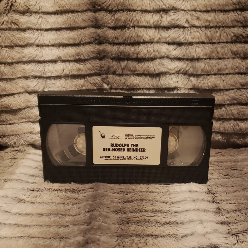 Rudolph the Red Nosed Reindeer VHS - Etsy