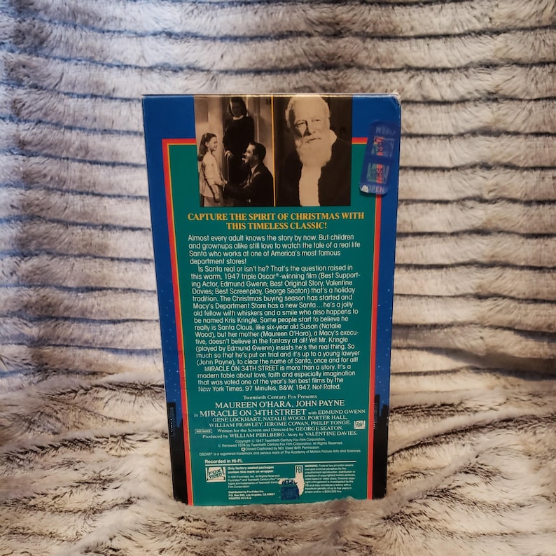 Miracle on 34th Street VHS - Etsy