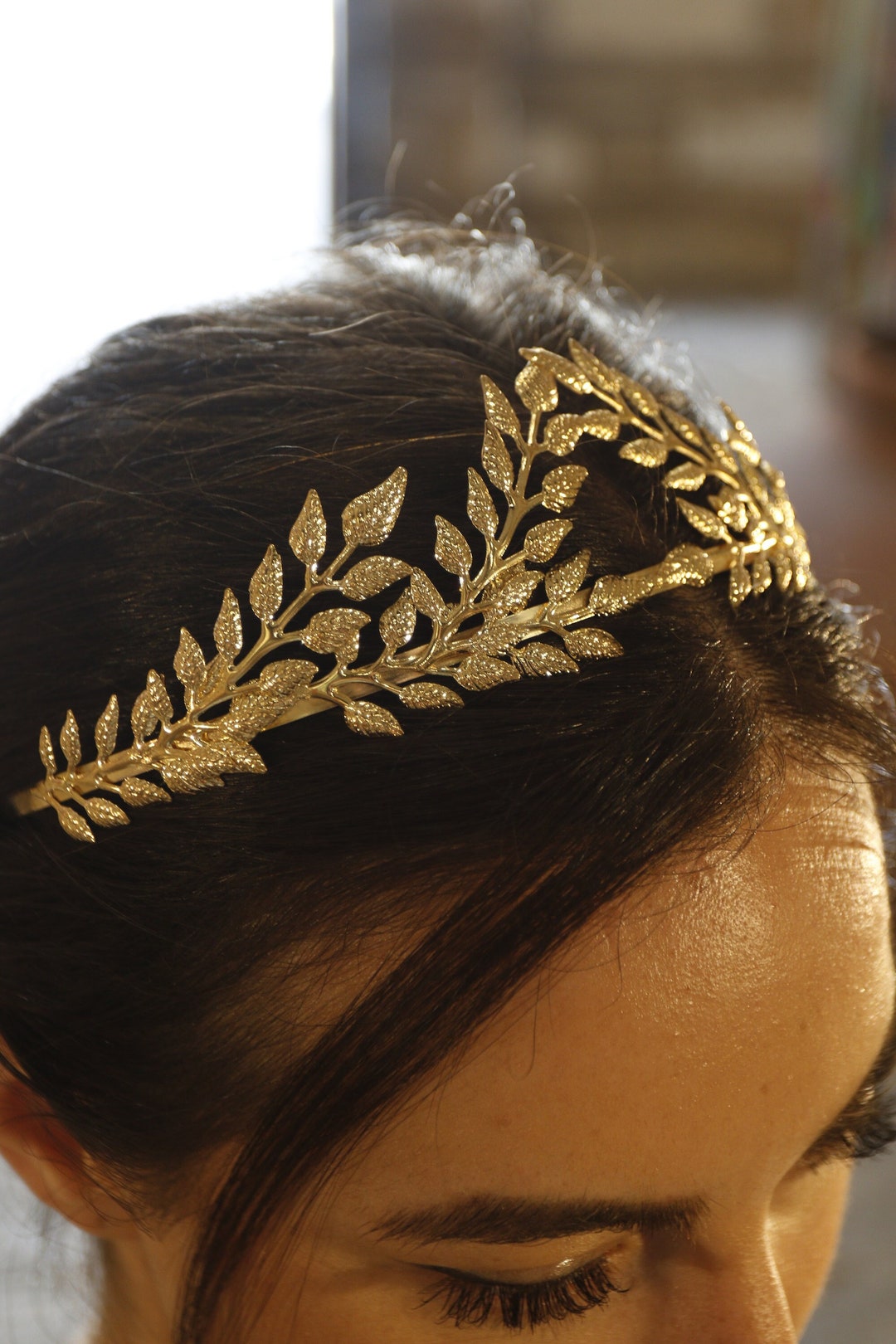 Greek Goddess Olive Leaf (tiara1) - Etsy