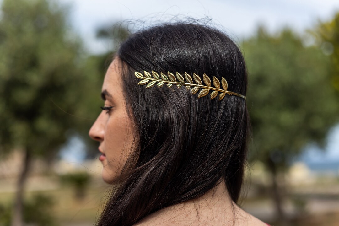 Greek Roman Goddess Olive Leaf Crown (tiara), Copper - Etsy
