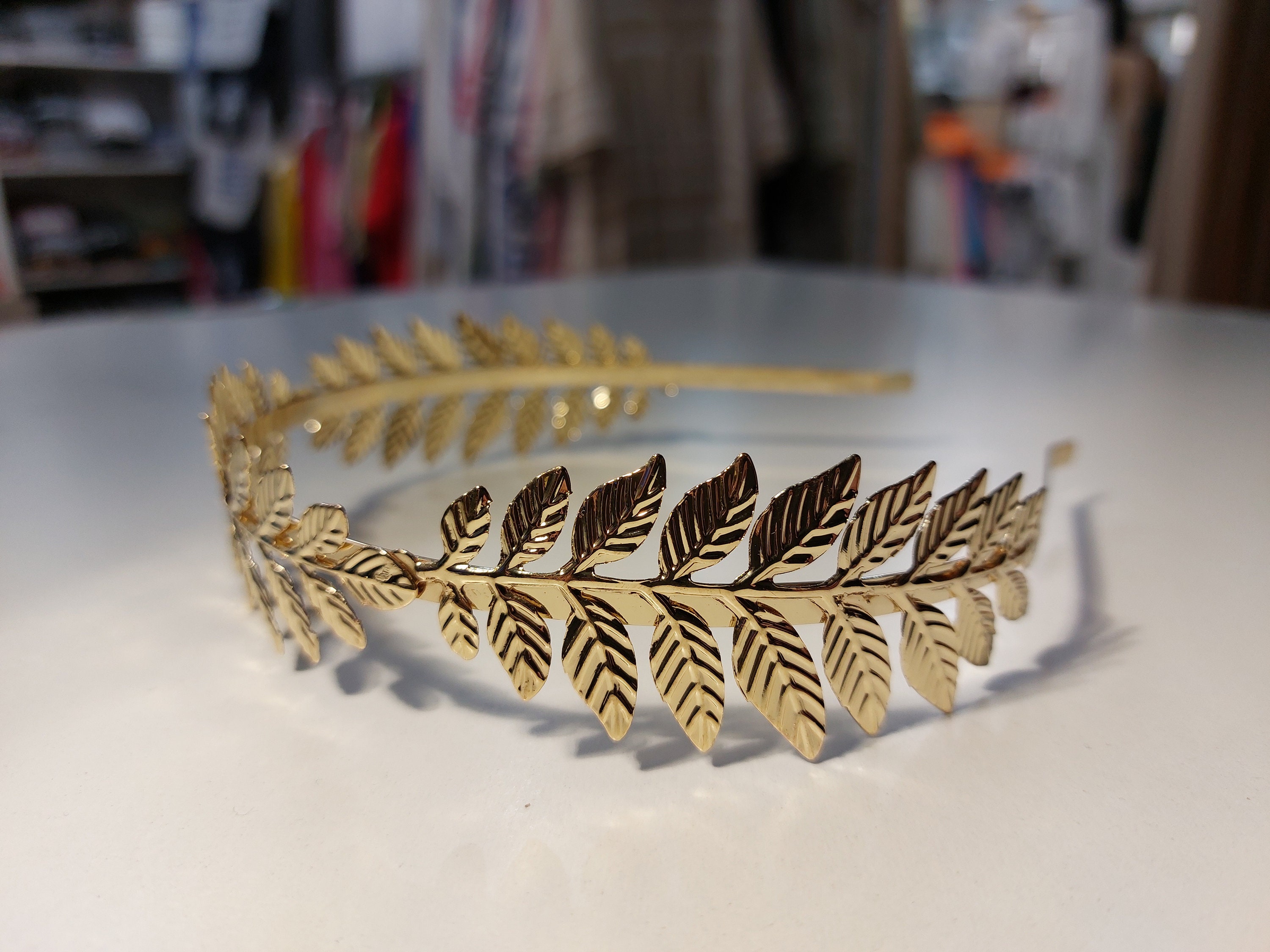 Greek Hairband Tiara Goddess Olive Leaf Crown - Etsy