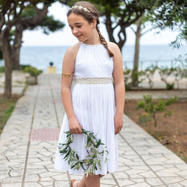Greek Goddess Dress Girls - Etsy
