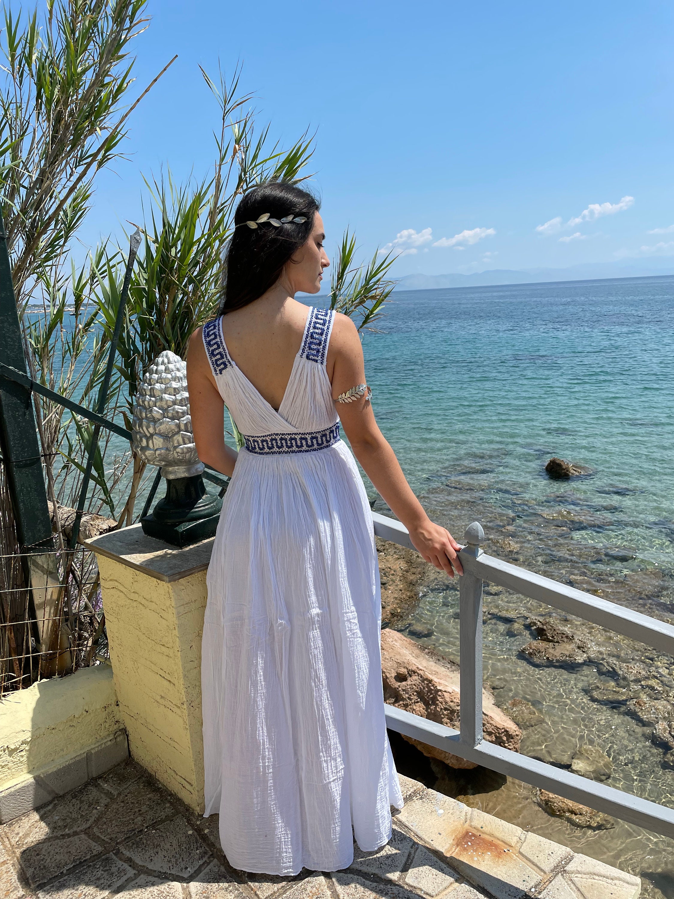 2051 Arete Greek Ancient Dress. Goddess of Excellence and Virtue. - Etsy