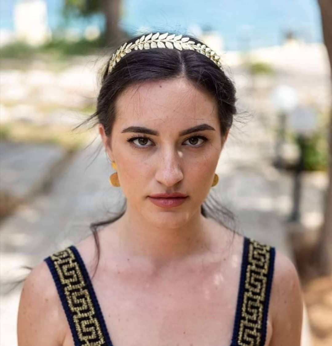 Greek Hairband, Tiara Goddess Olive Leaf Crown - Etsy