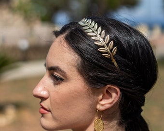 Greek Roman Goddess Olive Leaf Crown (tiara), Copper - Etsy UK