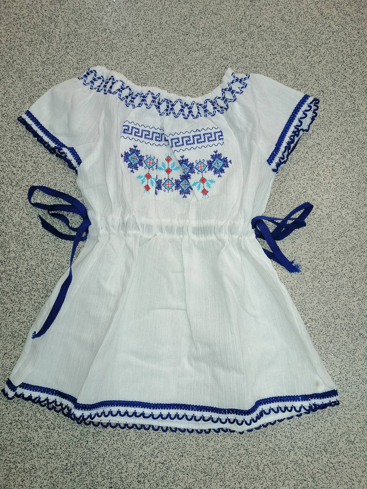 Greek Folk Art Style Girl Blouse - Etsy UK