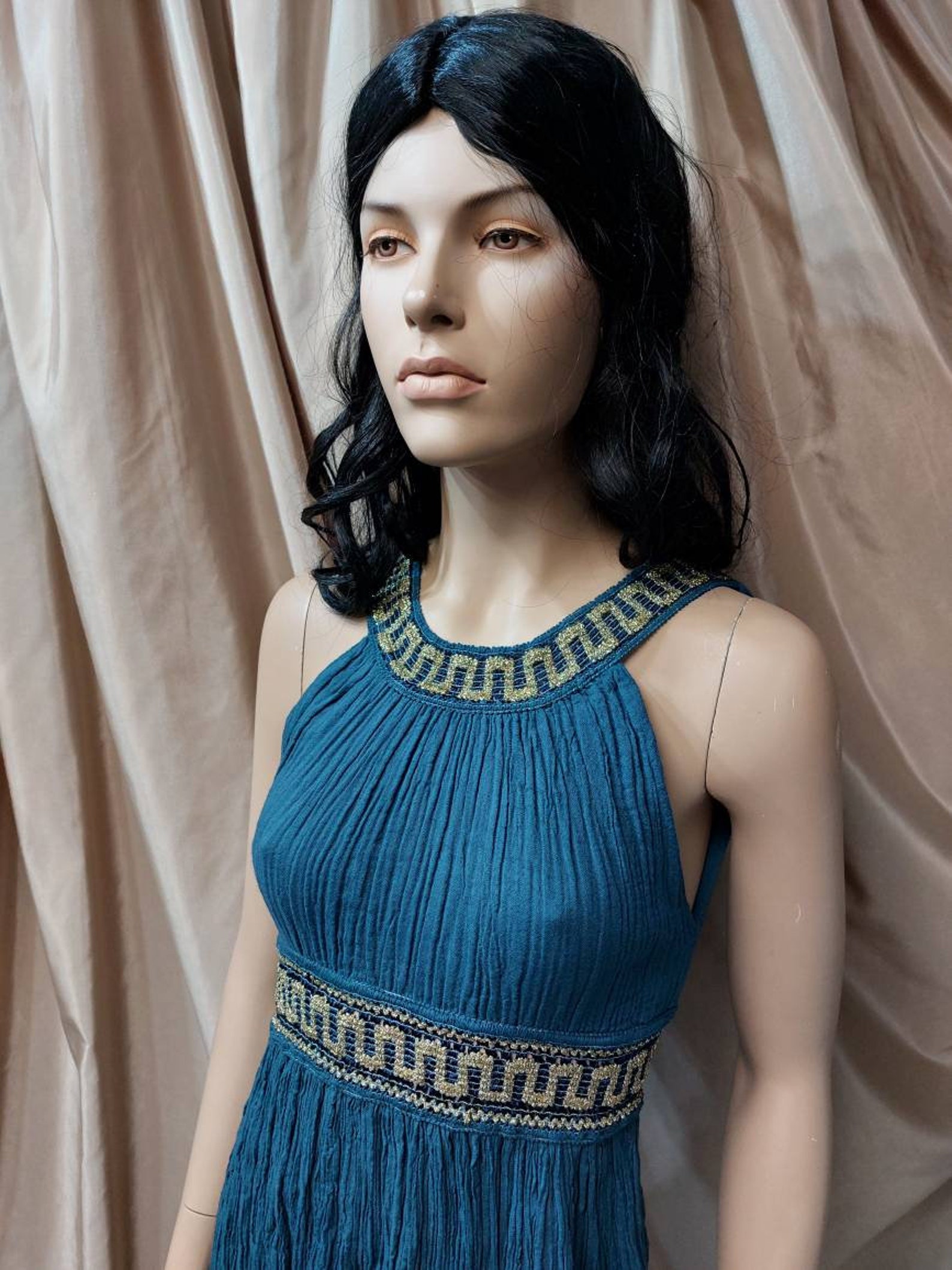 2020 Athena Greek Ancient Dress Doubleface | Etsy