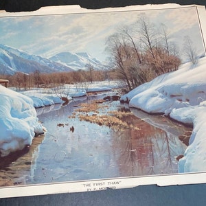 Vintage Landscape Prints by Fritz Muller Landeck A Couturaud Peder Mork ...