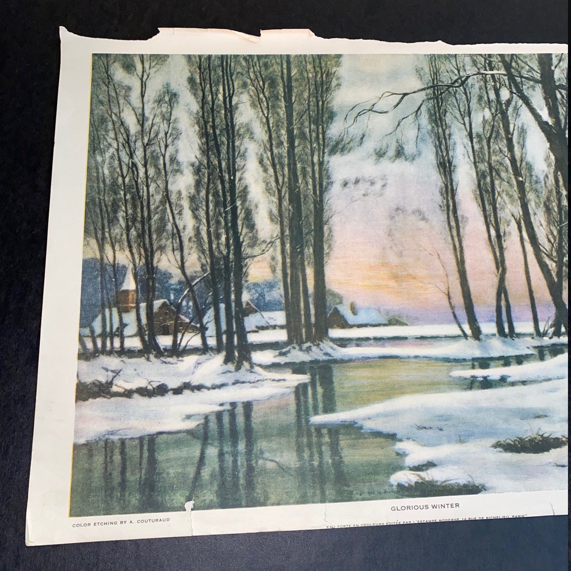 Vintage Landscape Prints by Fritz Muller-landeck A. Couturaud - Etsy