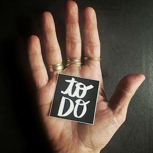 TO DO Sticker - Etsy